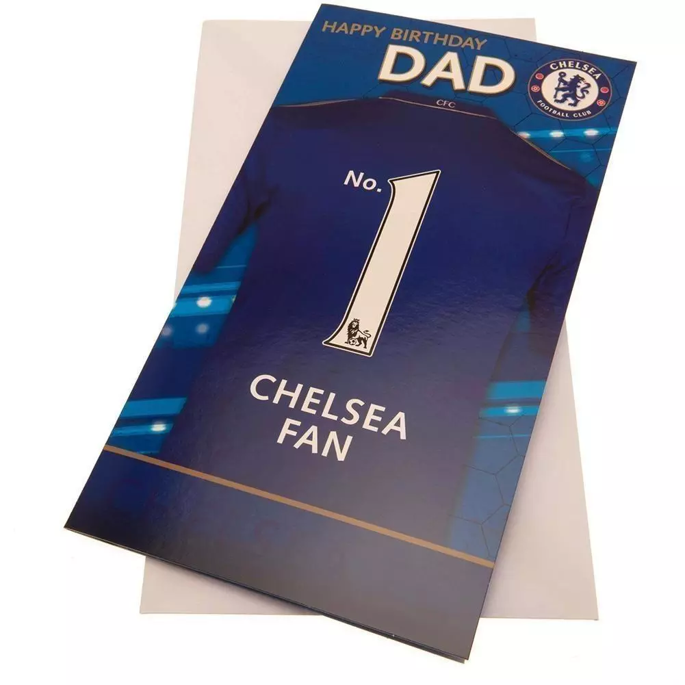 Chelsea FC Dad Birthday Card | Footymania UK