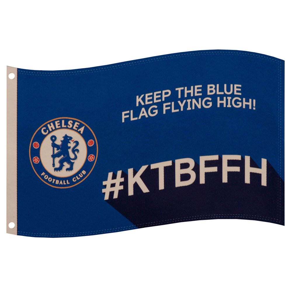 Chelsea FC Slogan Flag | Footymania UK