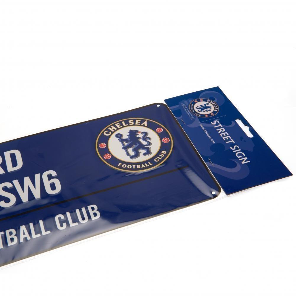 Chelsea FC Blue Metal Street Sign | Footymania UK