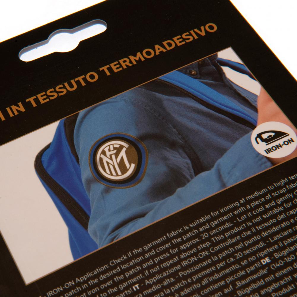 FC Inter Milan Twin Iron-On Patch Set | Footymania UK