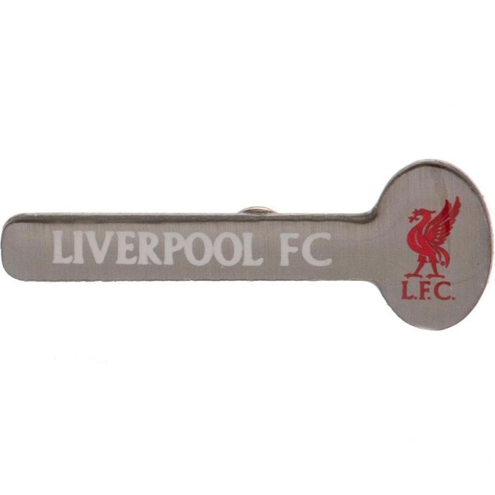 Liverpool FC Text and Crest Bar Pin Badge | Footymania UK