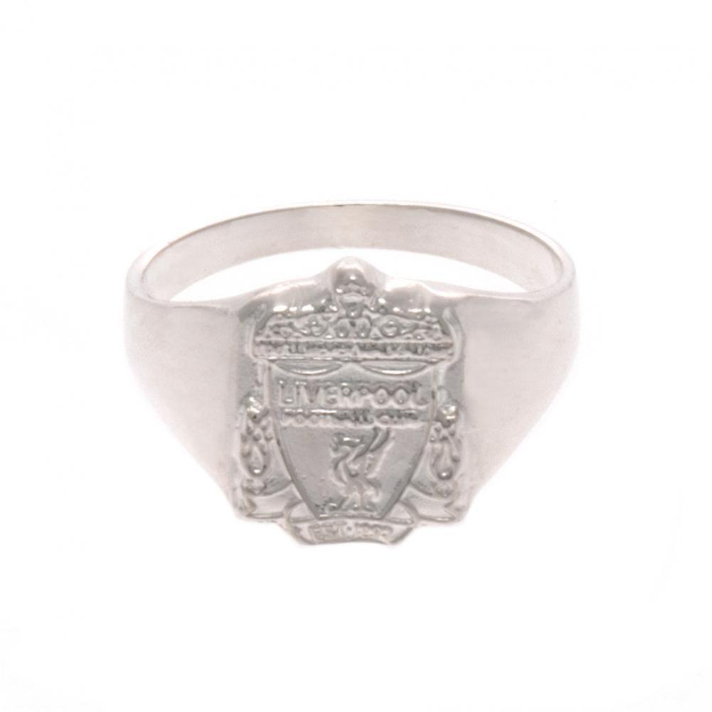 Liverpool FC Sterling Silver Crest Ring | Footymania UK